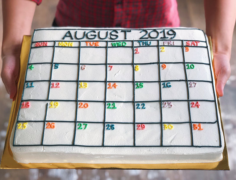 Calendar Cake — Wondermilk™